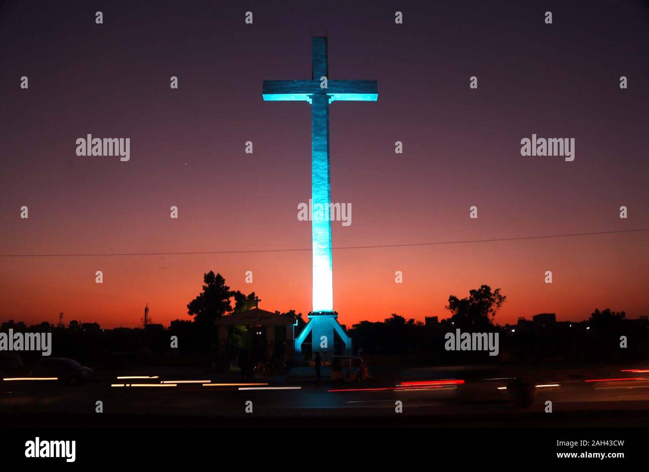 Beautiful illuminated view in connection of Christmas Celebration ...