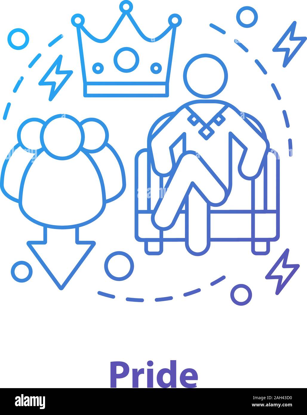 Overconfidence vector vectors hi-res stock photography and images - Alamy