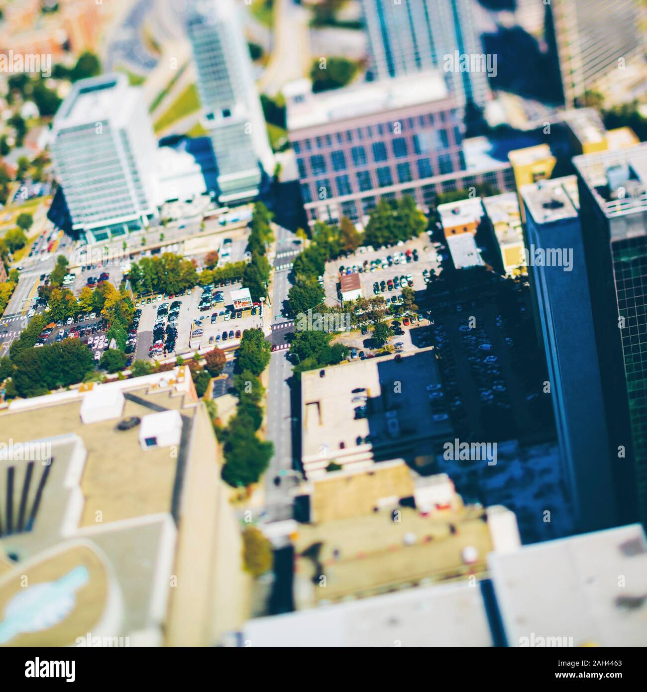 View of downtown atlanta aerial hi-res stock photography and images - Alamy