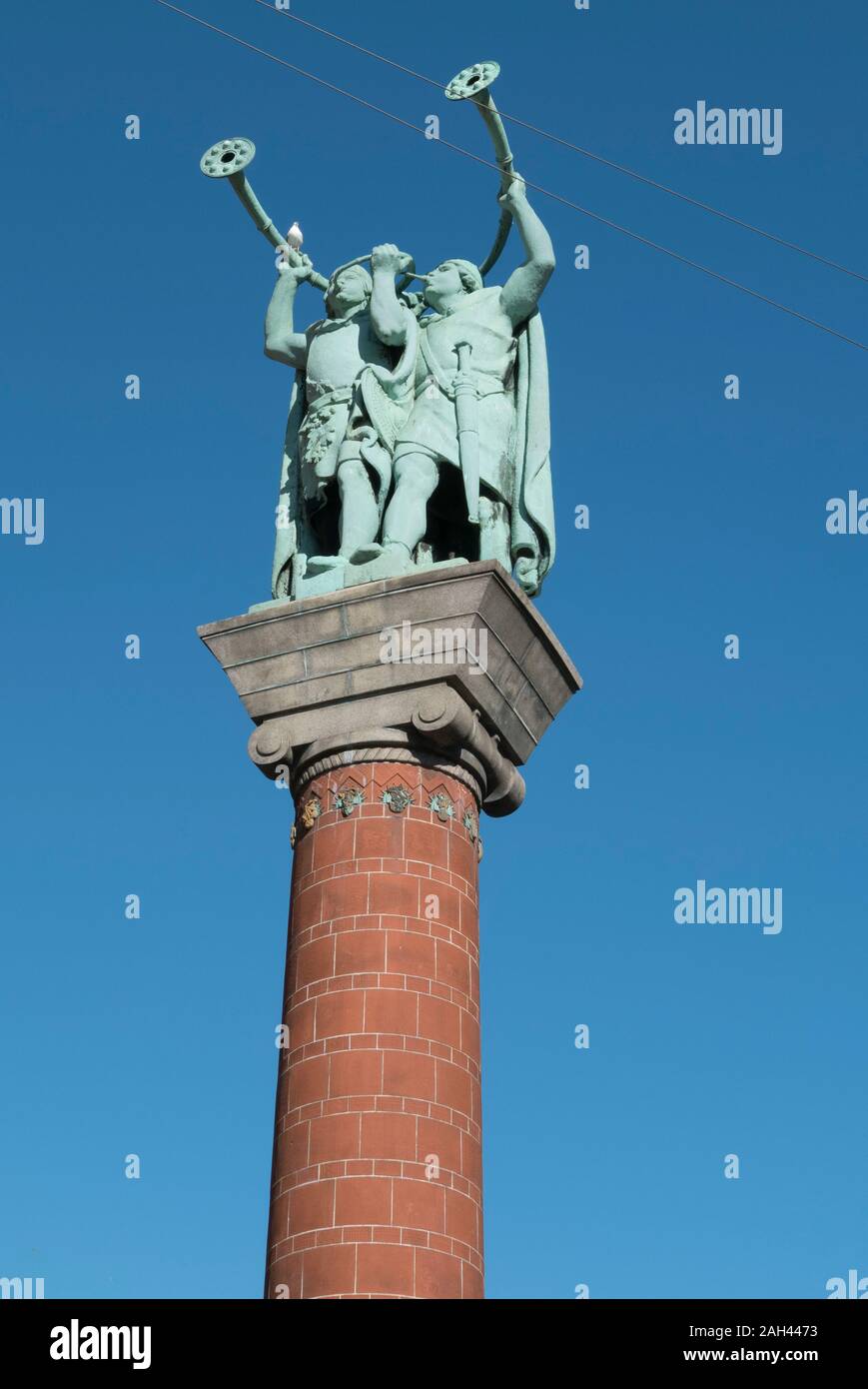 Trumpet blowing monument copenhagen hi-res stock photography and images ...
