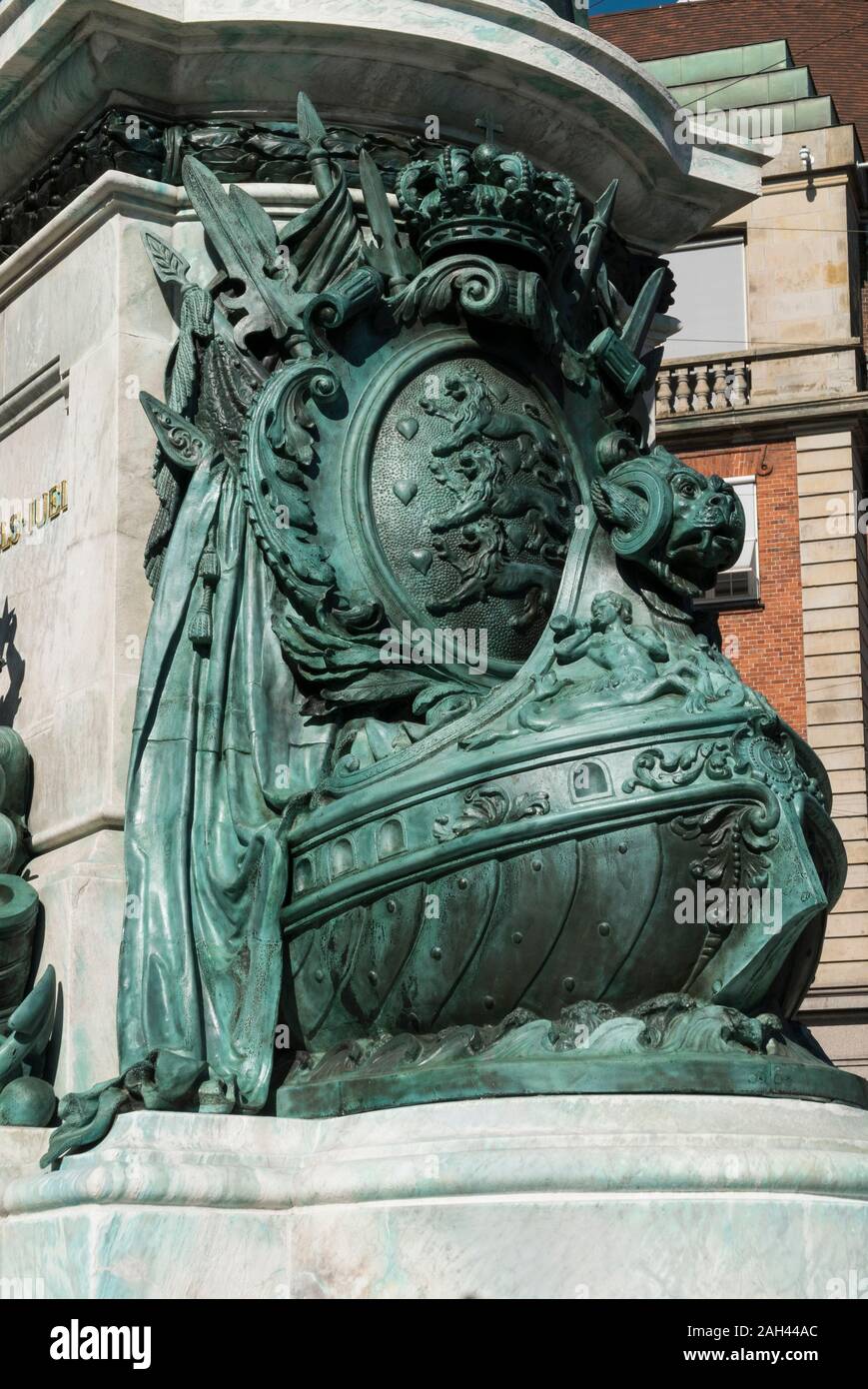 Niels Juel naval officer statue in Copenhagen, Denmark Stock Photo - Alamy