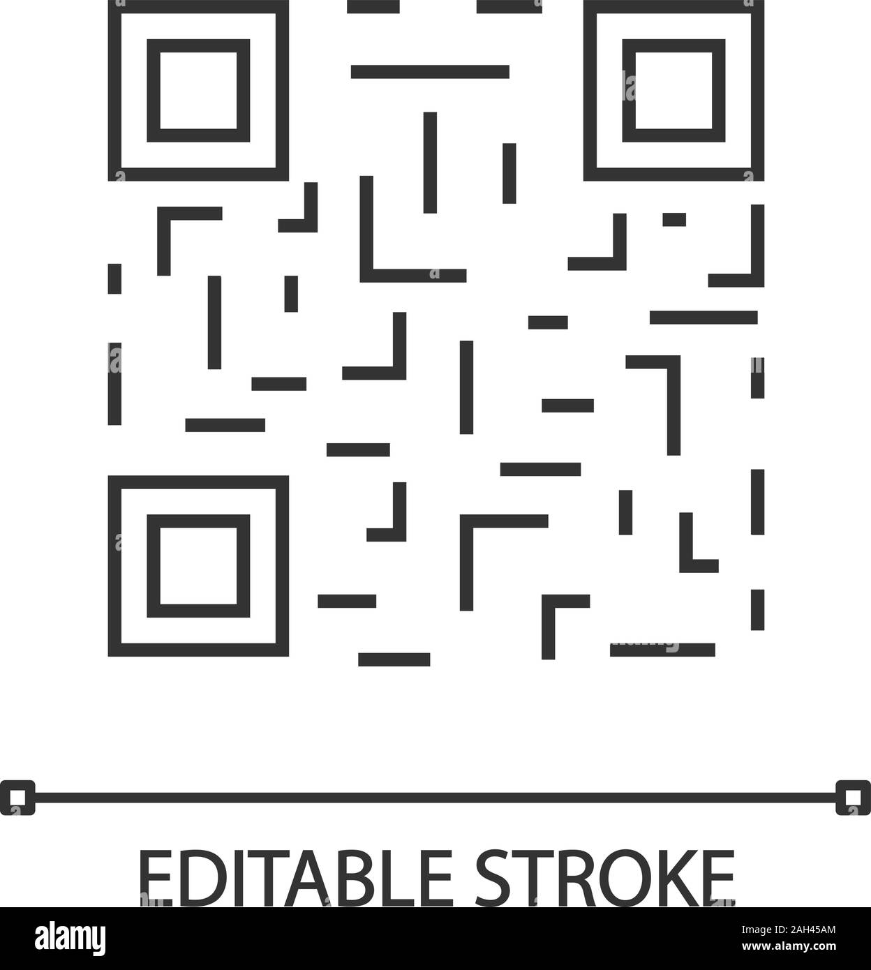 Two dimensional code Stock Vector Images - Alamy