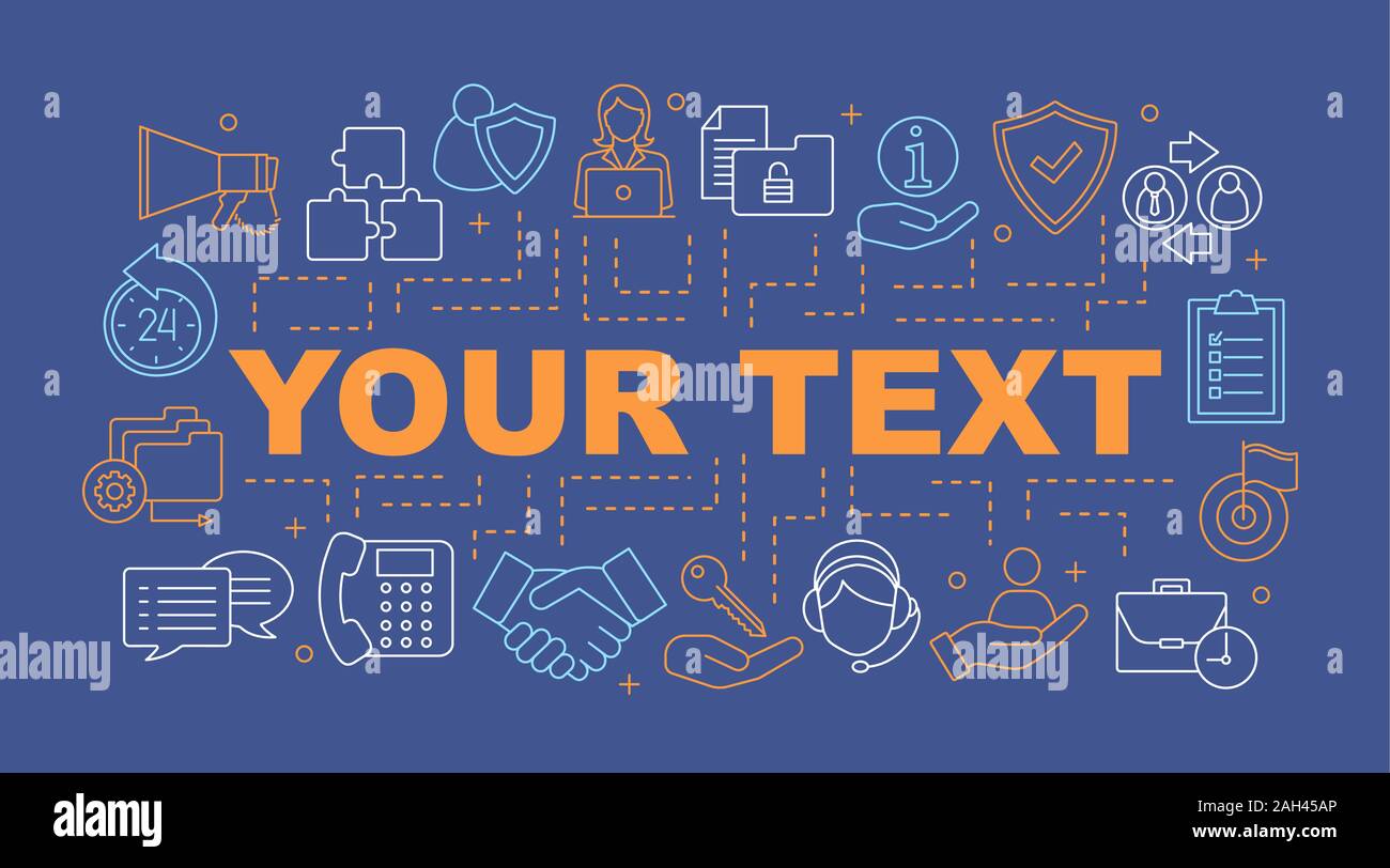 Service word concepts banner. Call center, hotline, helpdesk ...