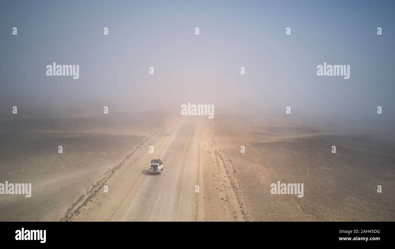 Aerial drone view 4x4 vehicle hi-res stock photography and images - Alamy