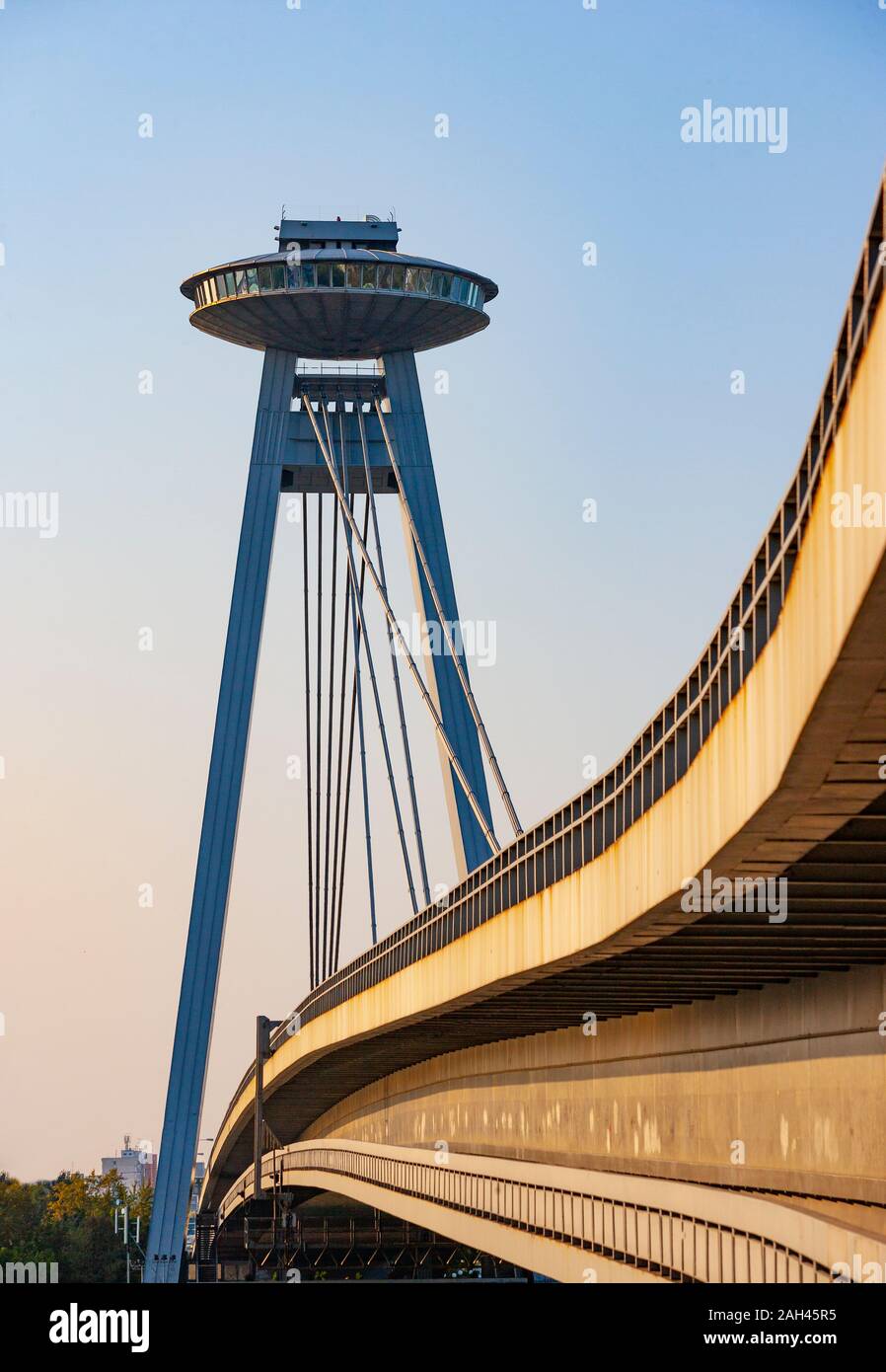 Bratislava bridge architecture hi-res stock photography and images - Alamy