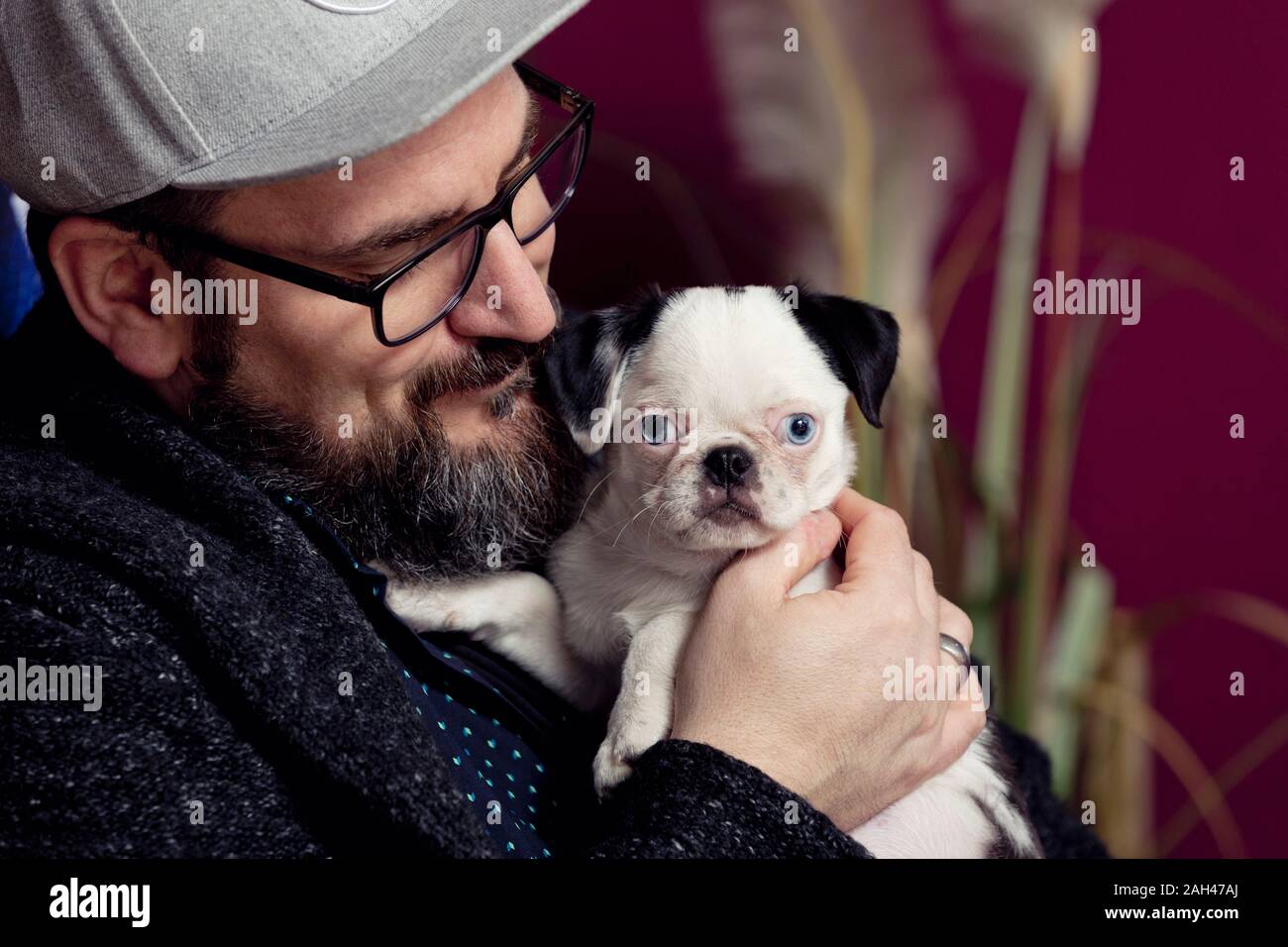 Stroking beard hi-res stock photography and images - Alamy