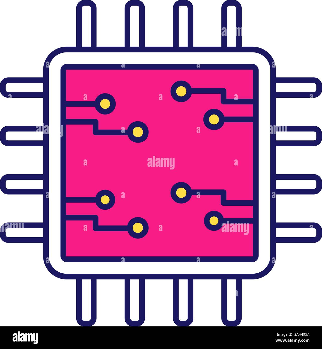 Digital integrated circuits Stock Vector Images - Alamy