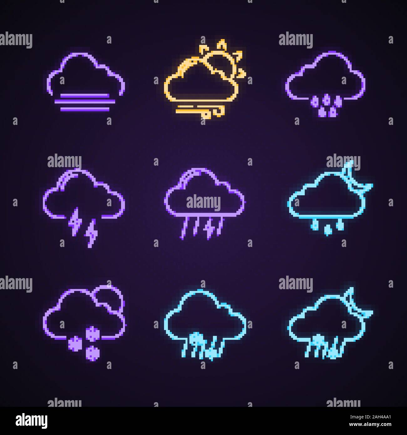 Wet heavy snow Stock Vector Images - Alamy