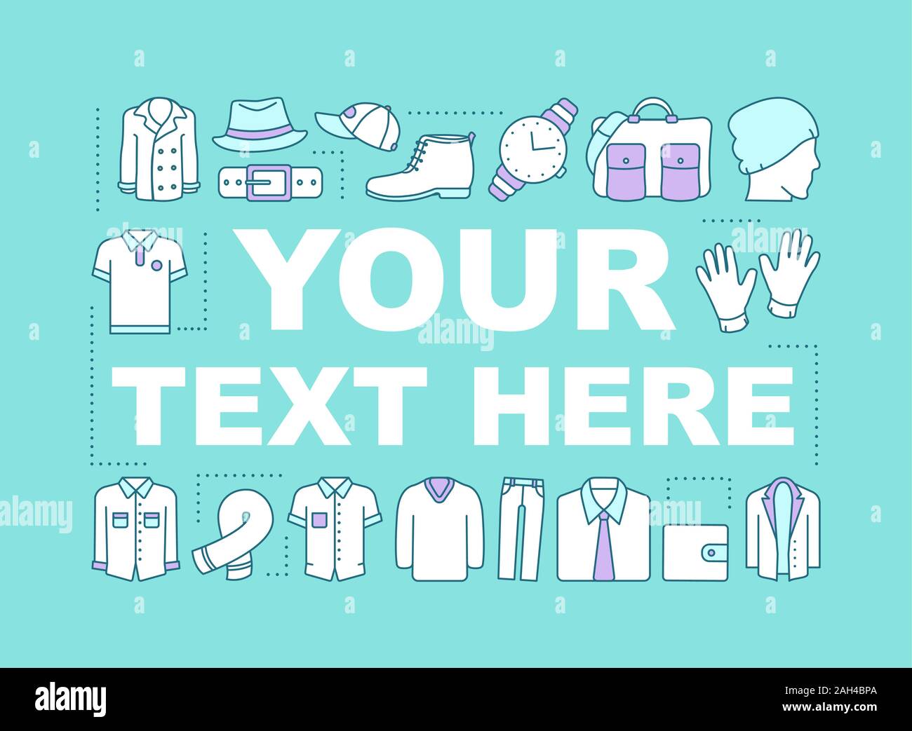 Menswear presentation Stock Vector Images - Alamy