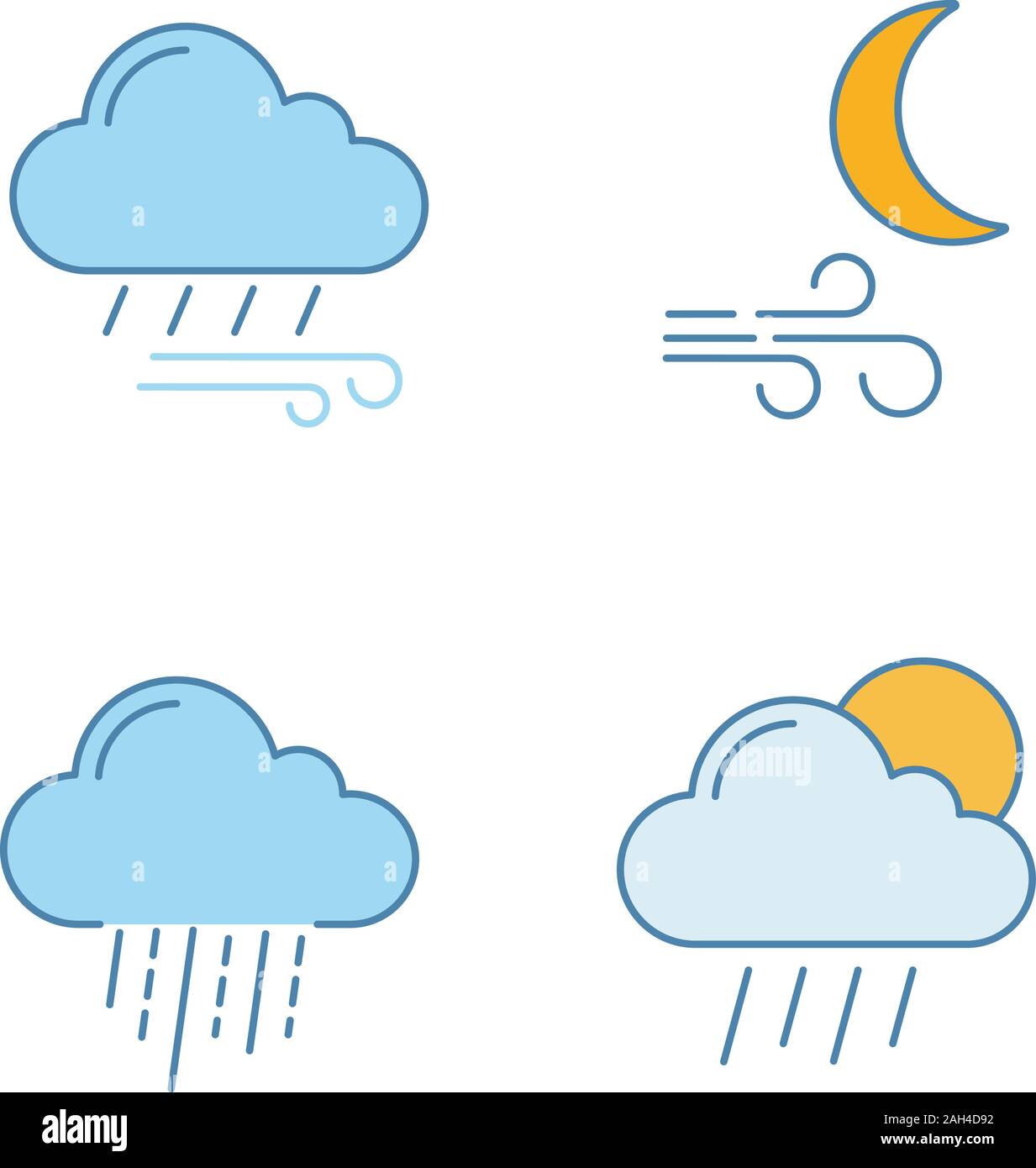 Windy Weather Vector