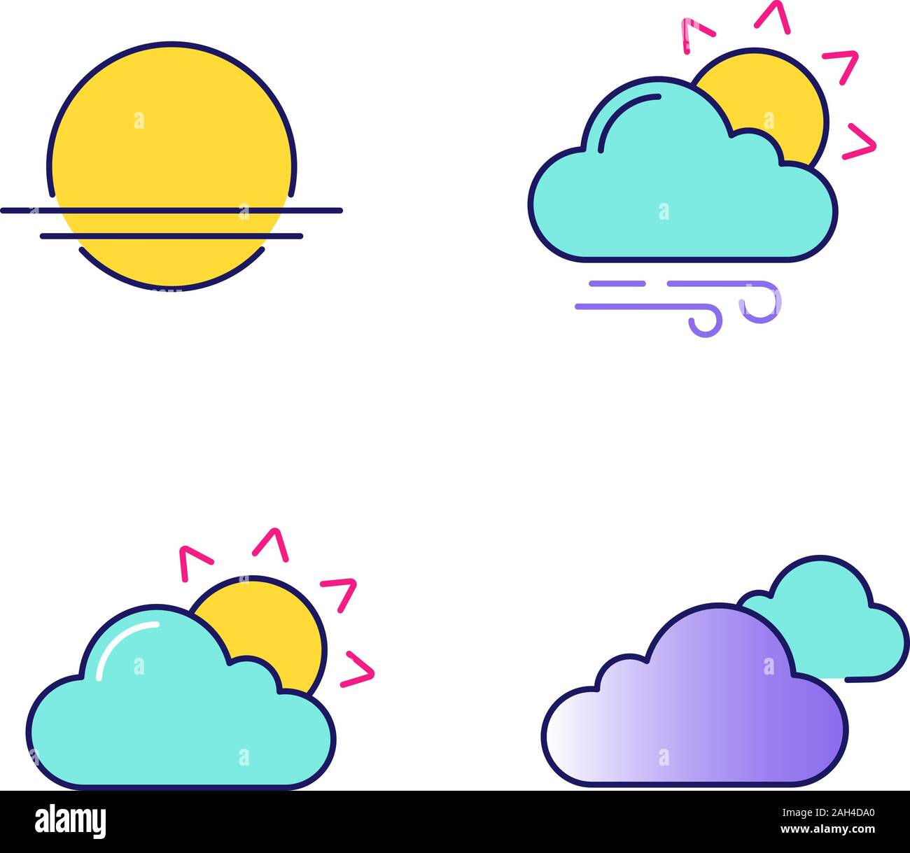 Heavy morning Stock Vector Images - Alamy