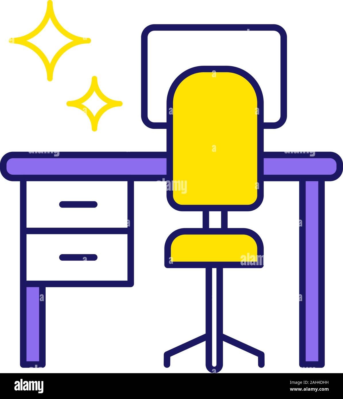 Clean School Desk Clipart