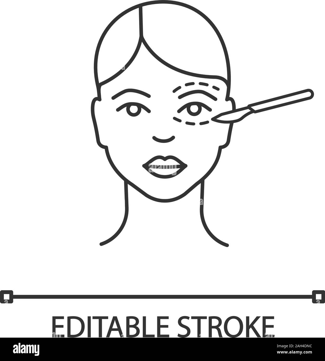 Eyelid stroke hi-res stock photography and images - Alamy