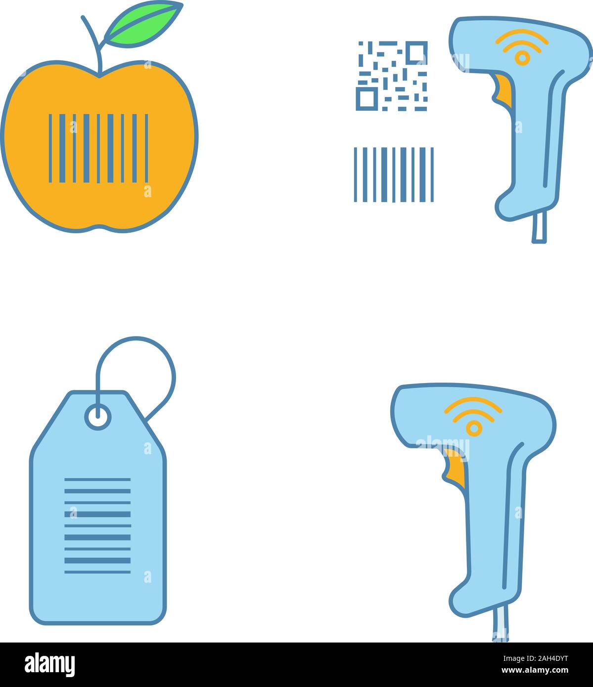 Barcodes color hi-res stock photography and images - Alamy