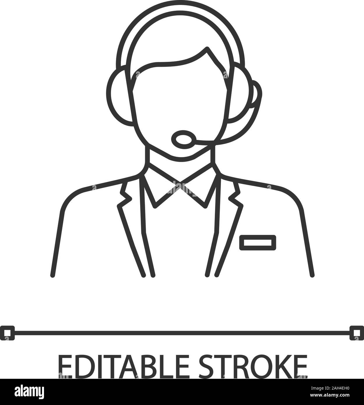 Man profession call center Black and White Stock Photos & Images - Alamy