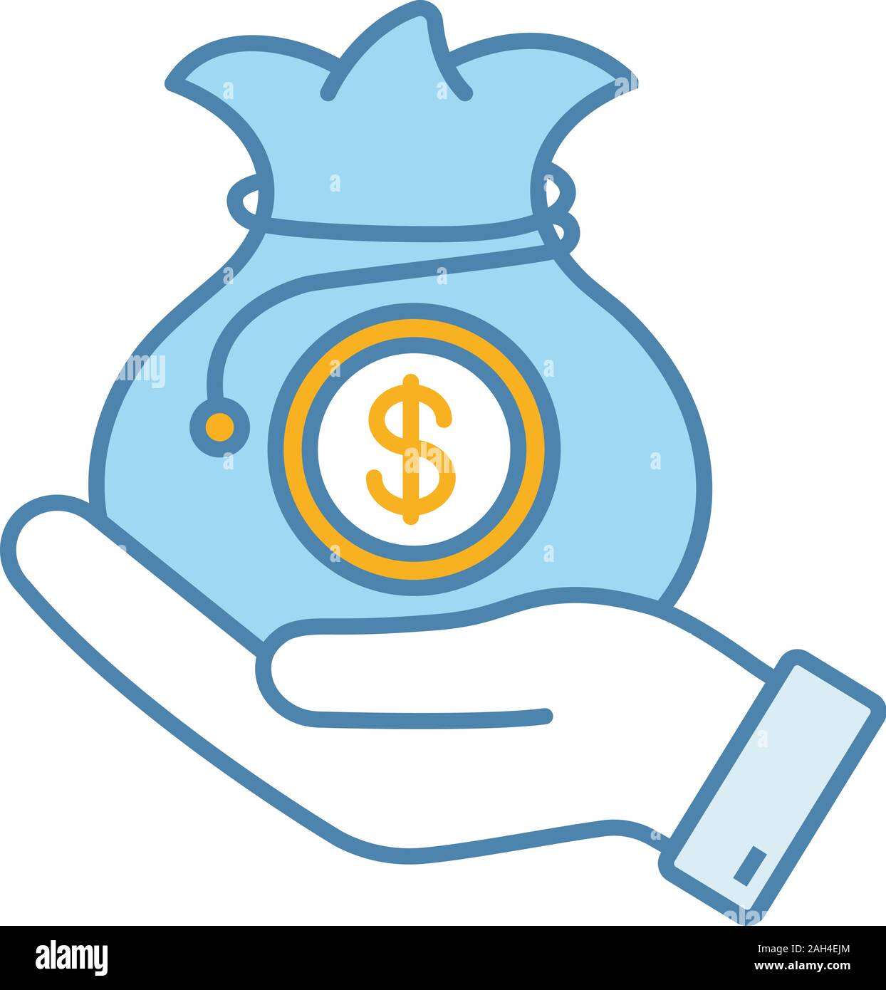 Venture capital color icon. Business funding, budgeting. Investment ...