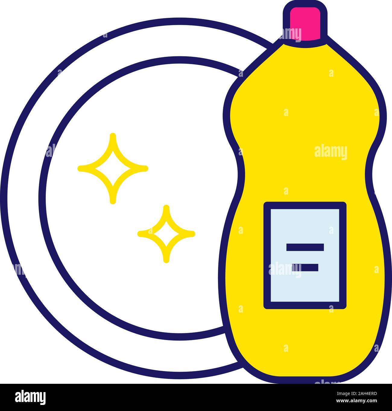 Dishwash vector vectors hi-res stock photography and images - Alamy