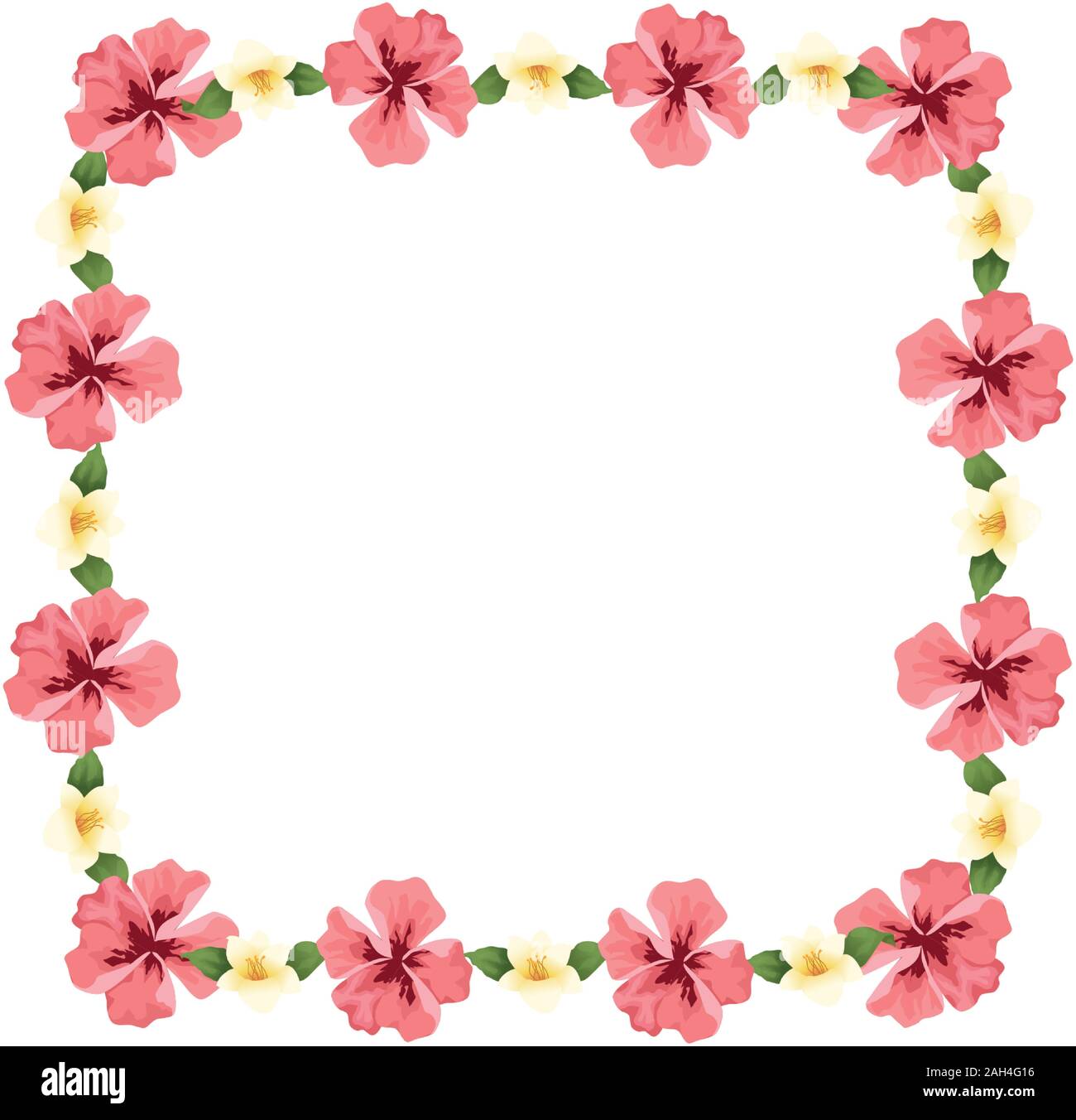 decorative floral frame icon Stock Vector Image & Art - Alamy