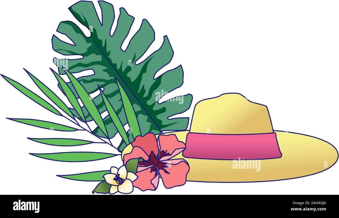 Tropical plants natural beach forest Cut Out Stock Images & Pictures ...