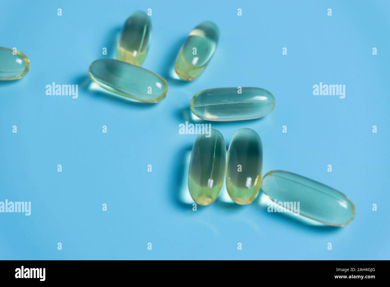 Fish Oil Capsules Stock Photo - Alamy