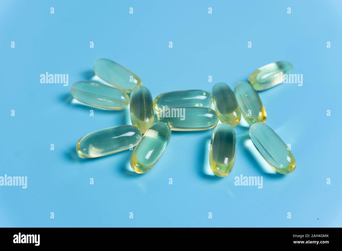 Fish Oil Capsules Stock Photo - Alamy