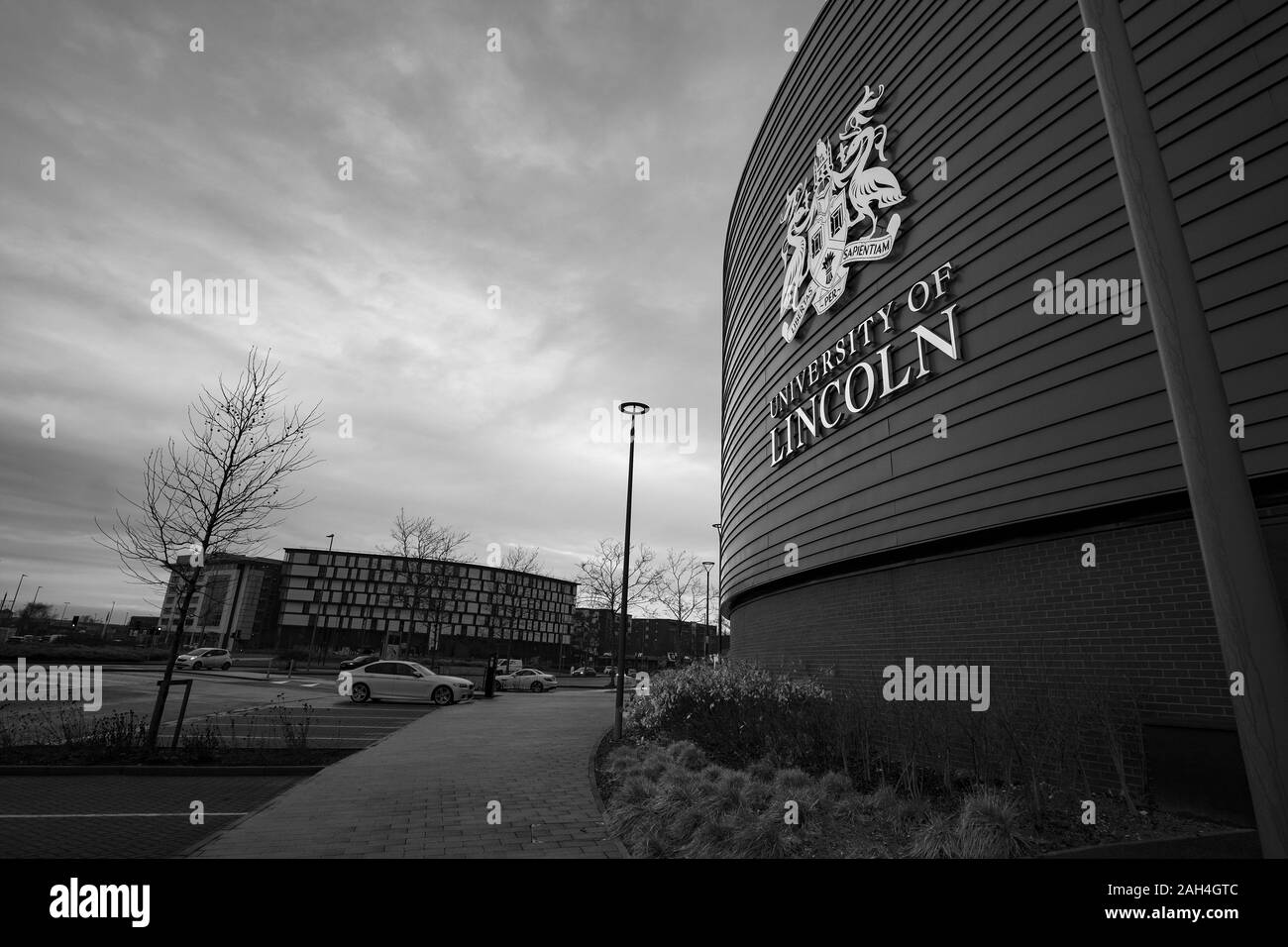 University of Lincoln name and emblem crest coat of arms Stock Photo ...