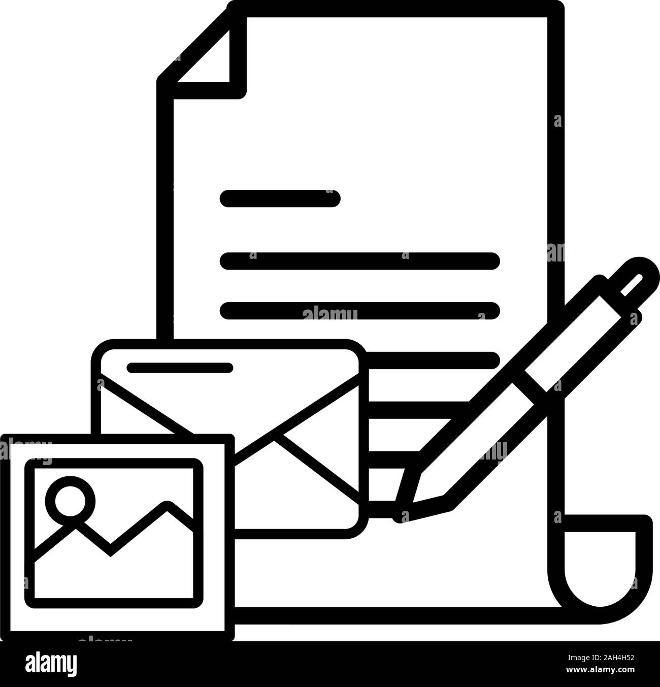 Email marketing stamp hi-res stock photography and images - Alamy