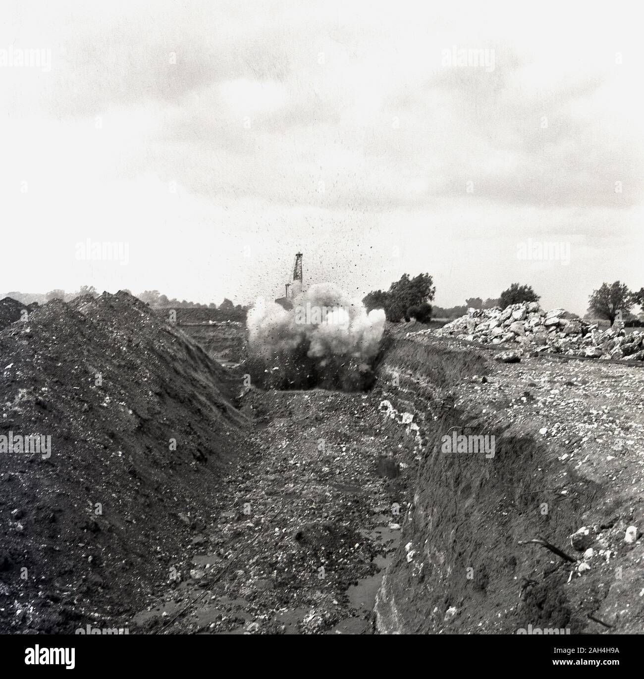 Mining explosion hi-res stock photography and images - Alamy