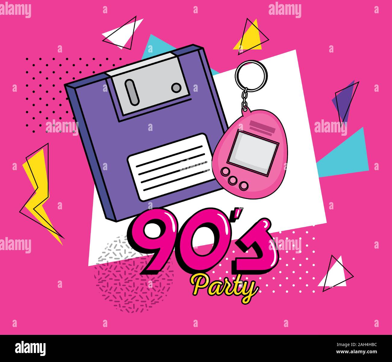 floppy disk nineties art style icon Stock Vector Image & Art - Alamy