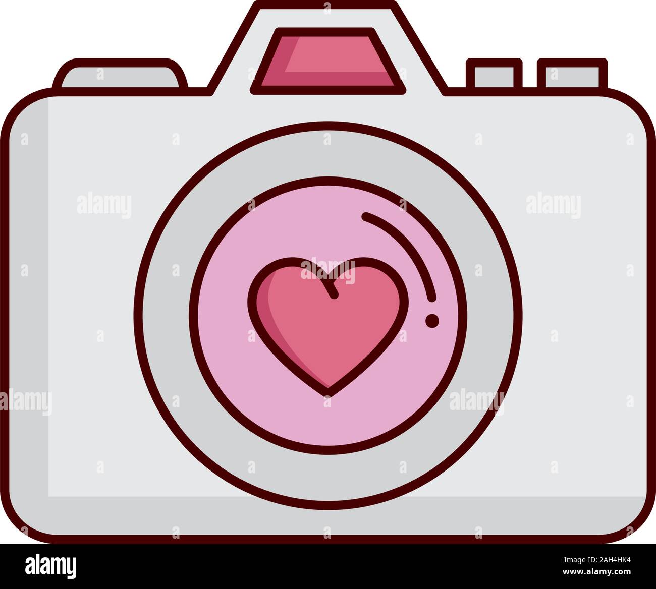 Classic camera love Stock Vector Images - Alamy