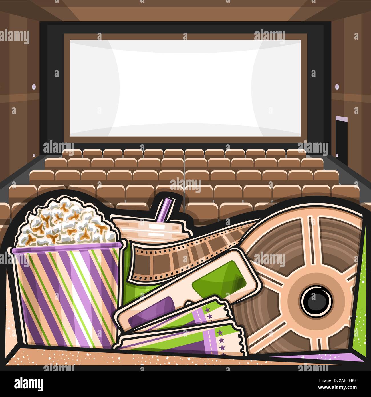 Cinema Screen Cartoon