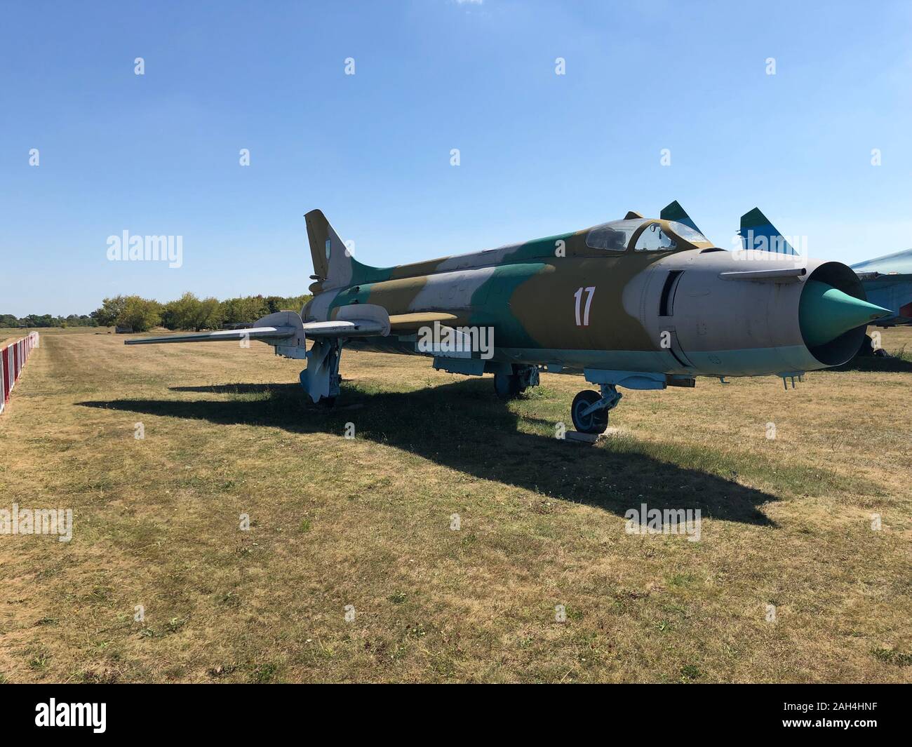 Old Soviet fighter plane in Kharkiv, Ukraine Stock Photo - Alamy
