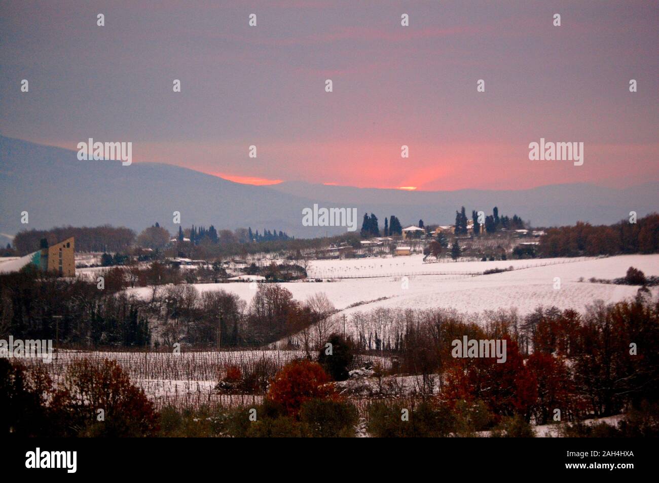 winter in Tuscany Stock Photo - Alamy