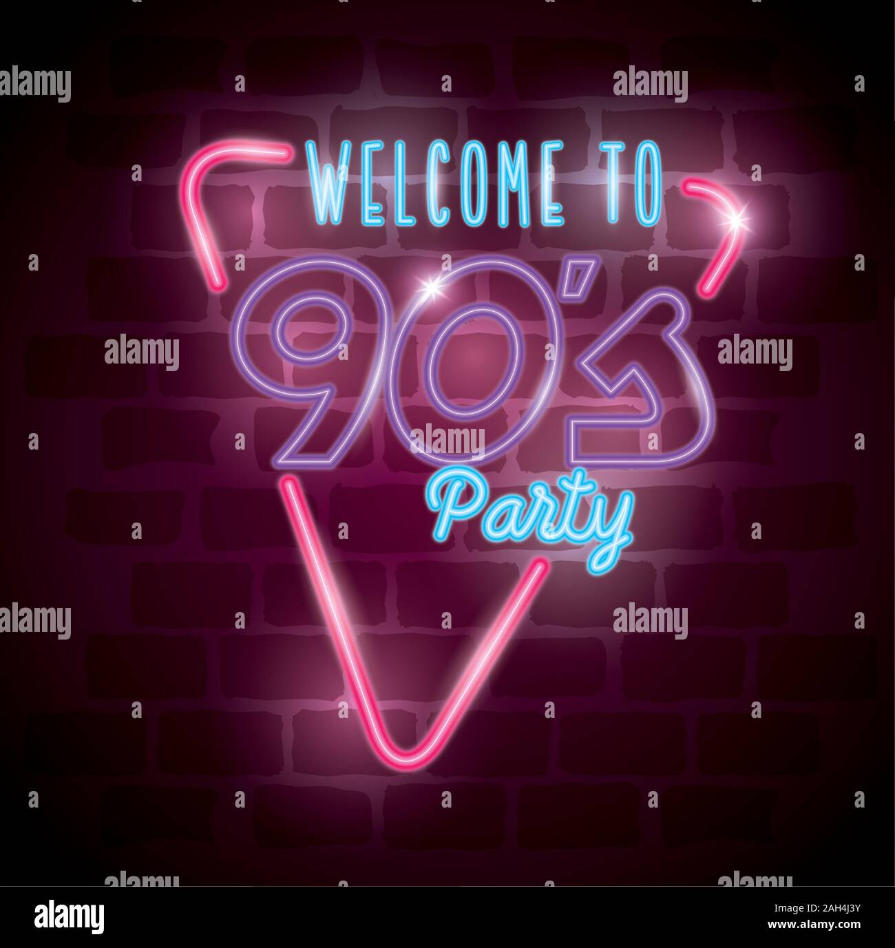 Welcome glow Stock Vector Images - Alamy
