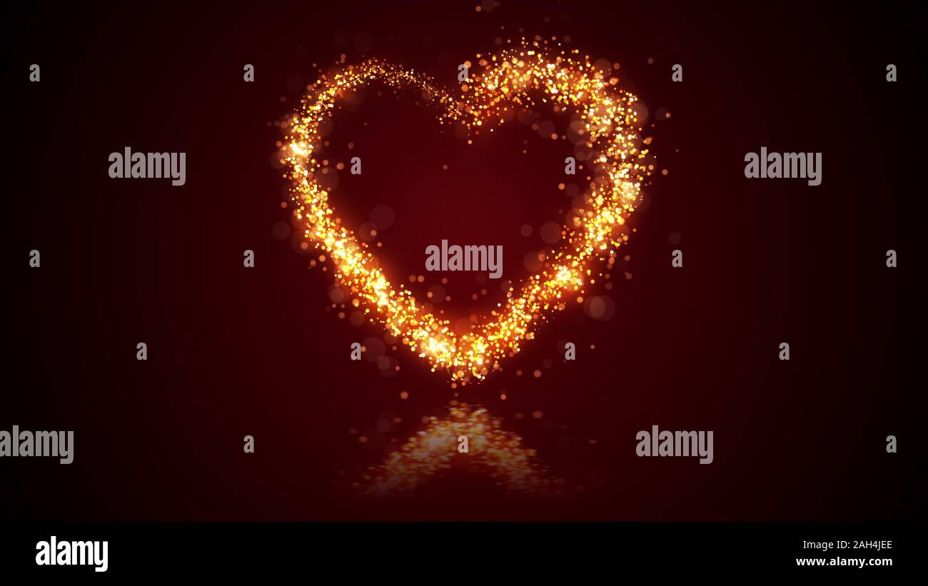 Particle heart 4k hi-res stock photography and images - Alamy