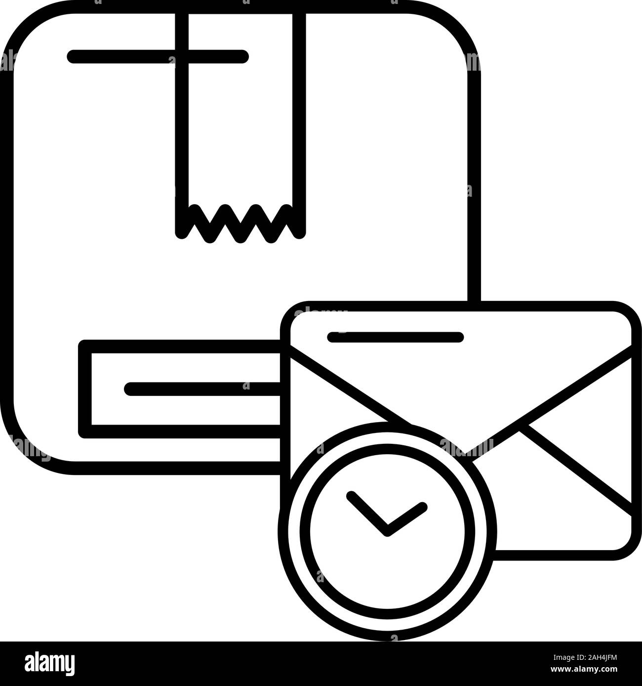 Envelope mail counter icon Stock Vector Images - Alamy