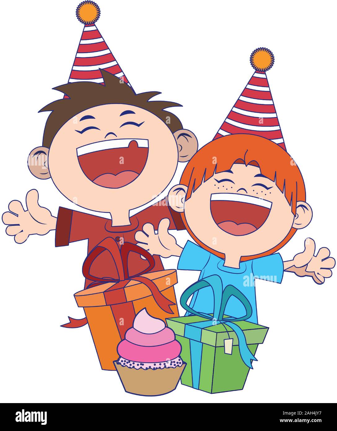 Birthday gifts boys Stock Vector Images - Alamy