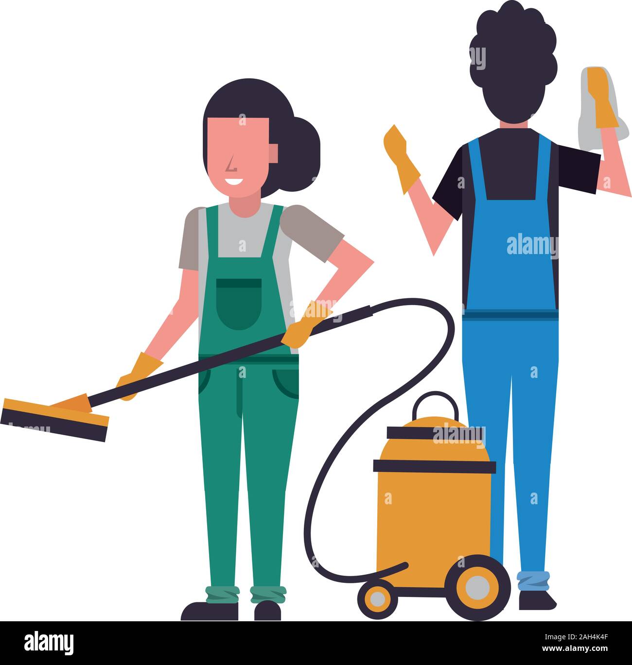 Housekeepers Stock Vector Images - Alamy