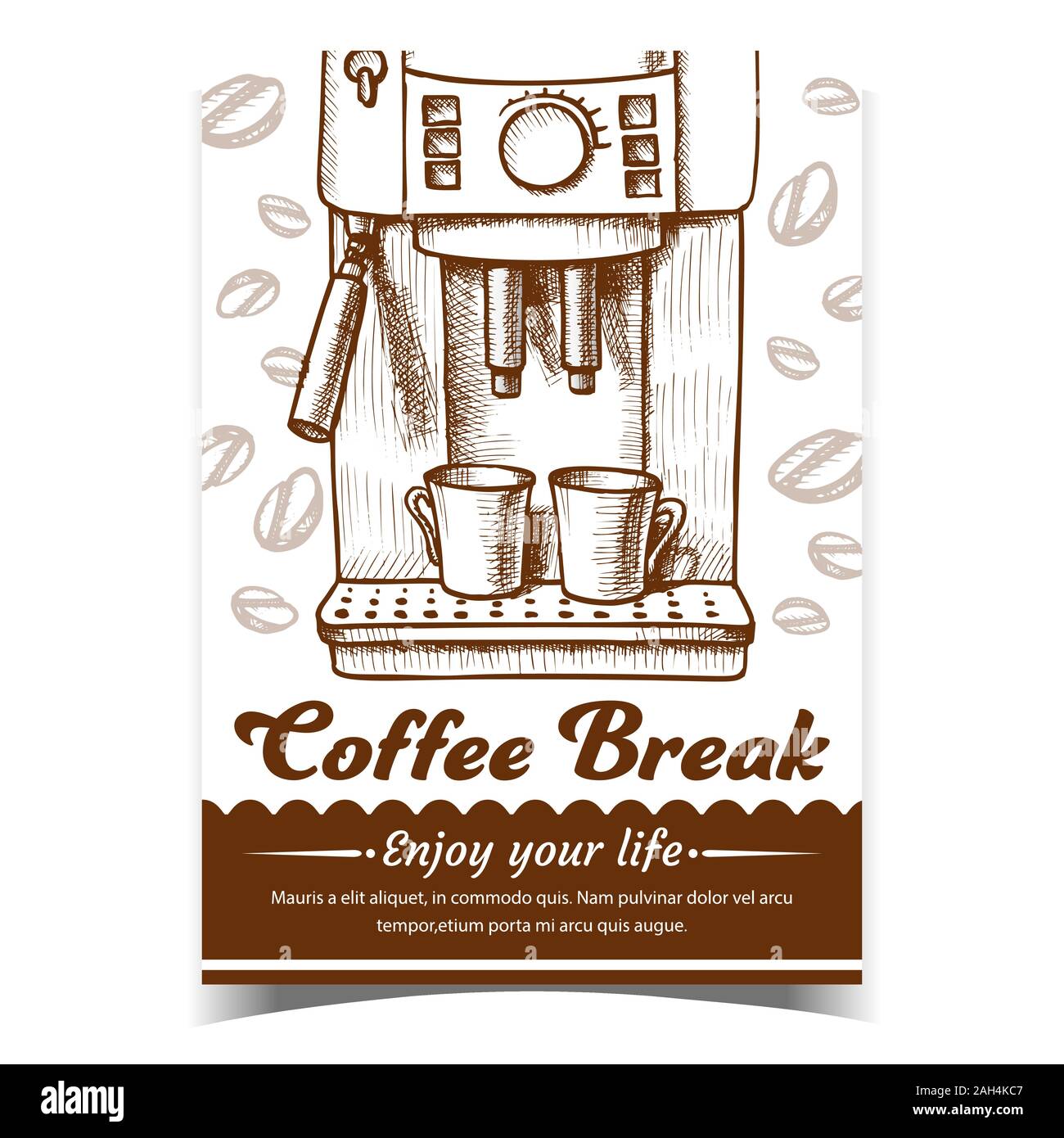 Designed mugs Stock Vector Images - Alamy