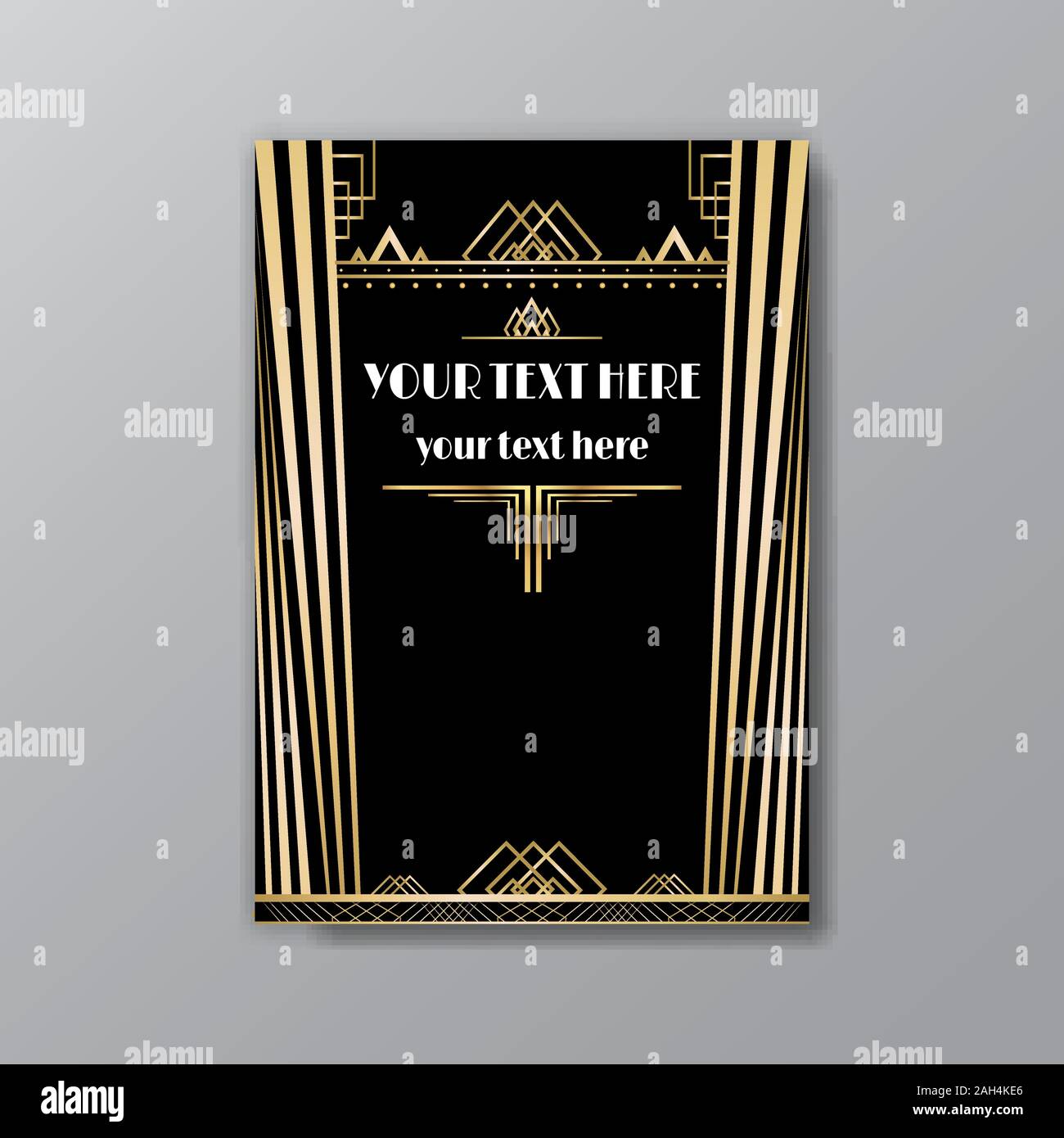 Art Deco Lines Free Vector