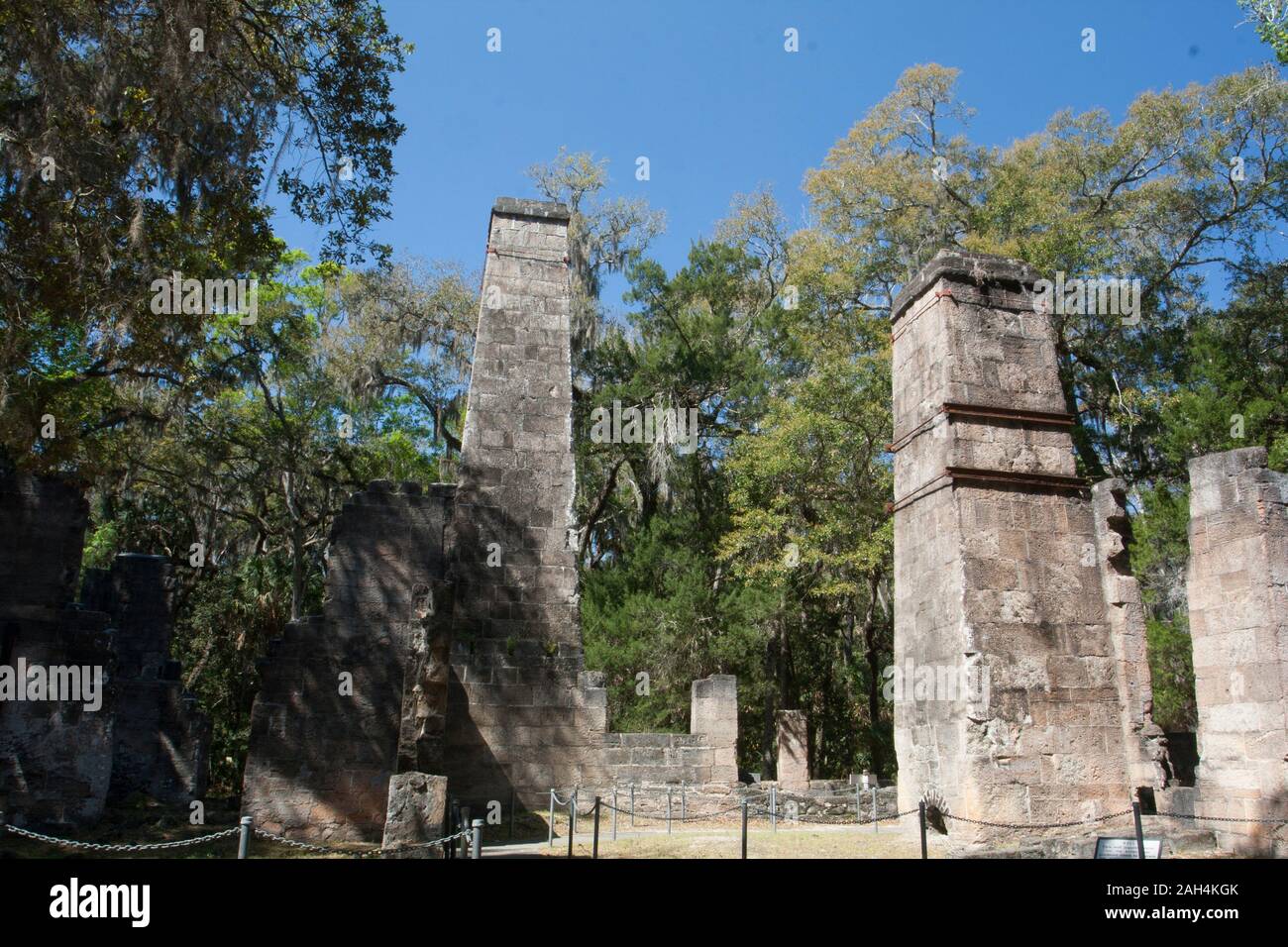 Bulow Plantation Ruins, Florida Stock Photo - Alamy