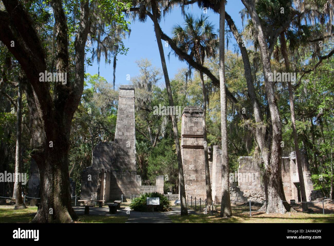 Bulow Plantation Ruins, Florida Stock Photo - Alamy
