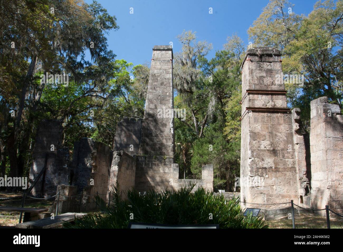 Bulow Plantation Ruins, Florida Stock Photo - Alamy