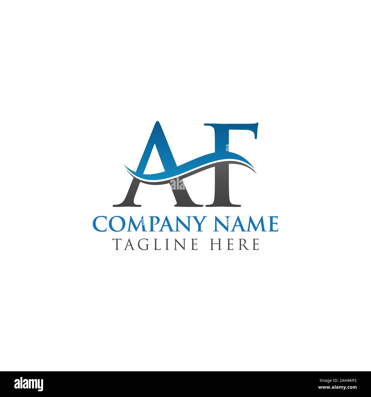 AF Letter Logo With Creative Modern Business Typography Vector Template ...