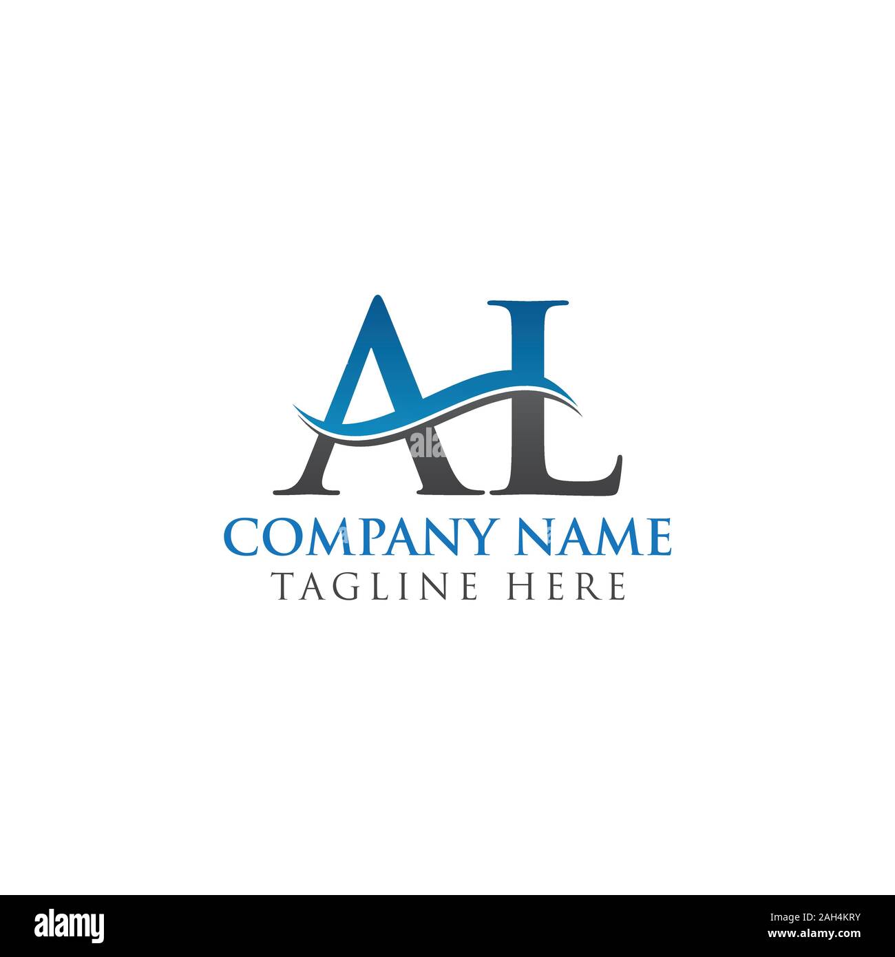 AL Letter Logo With Creative Modern Business Typography Vector Template ...