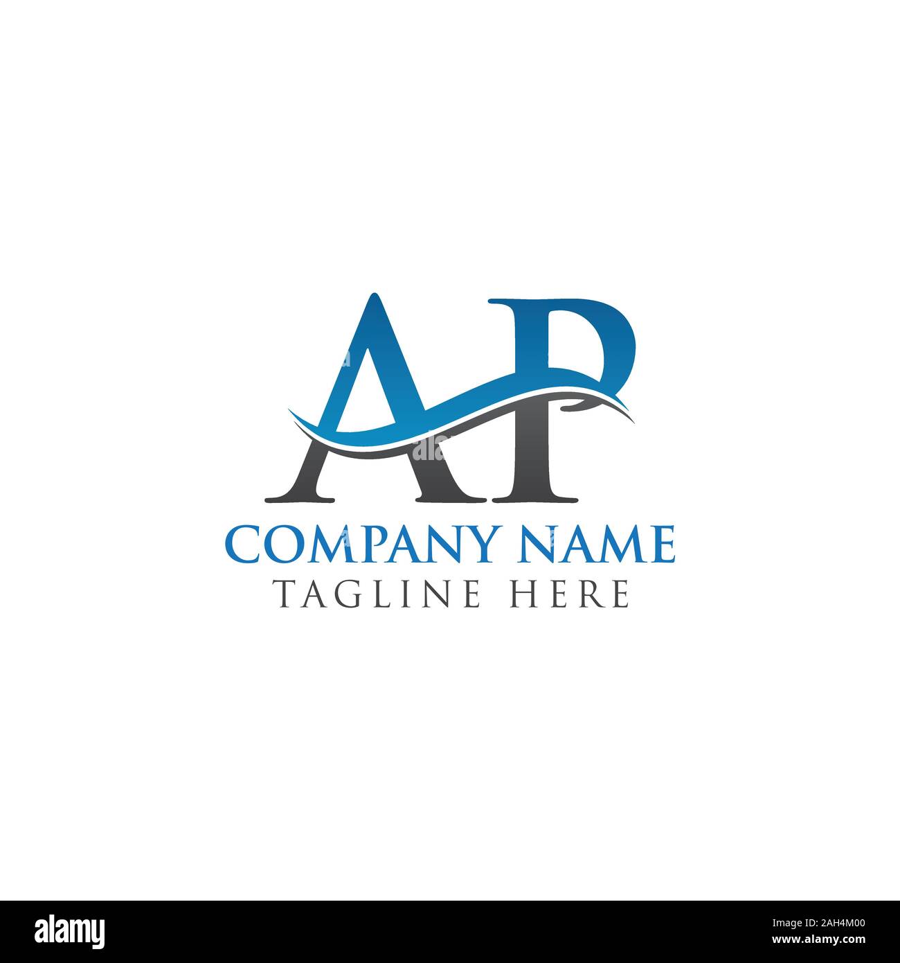AP Letter Logo With Creative Modern Business Typography Vector Template ...