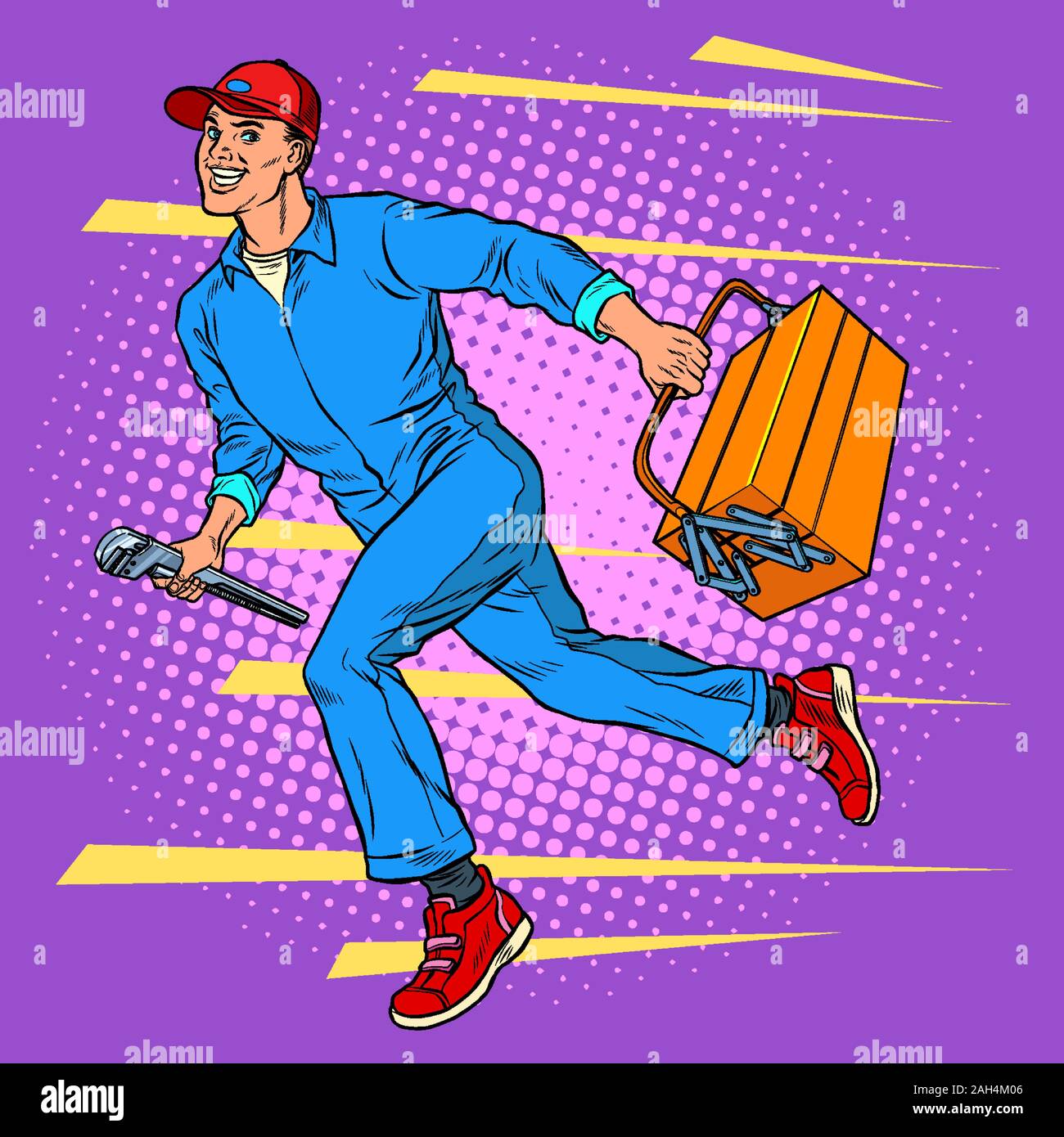 Male auto mechanic hand Stock Vector Images - Alamy