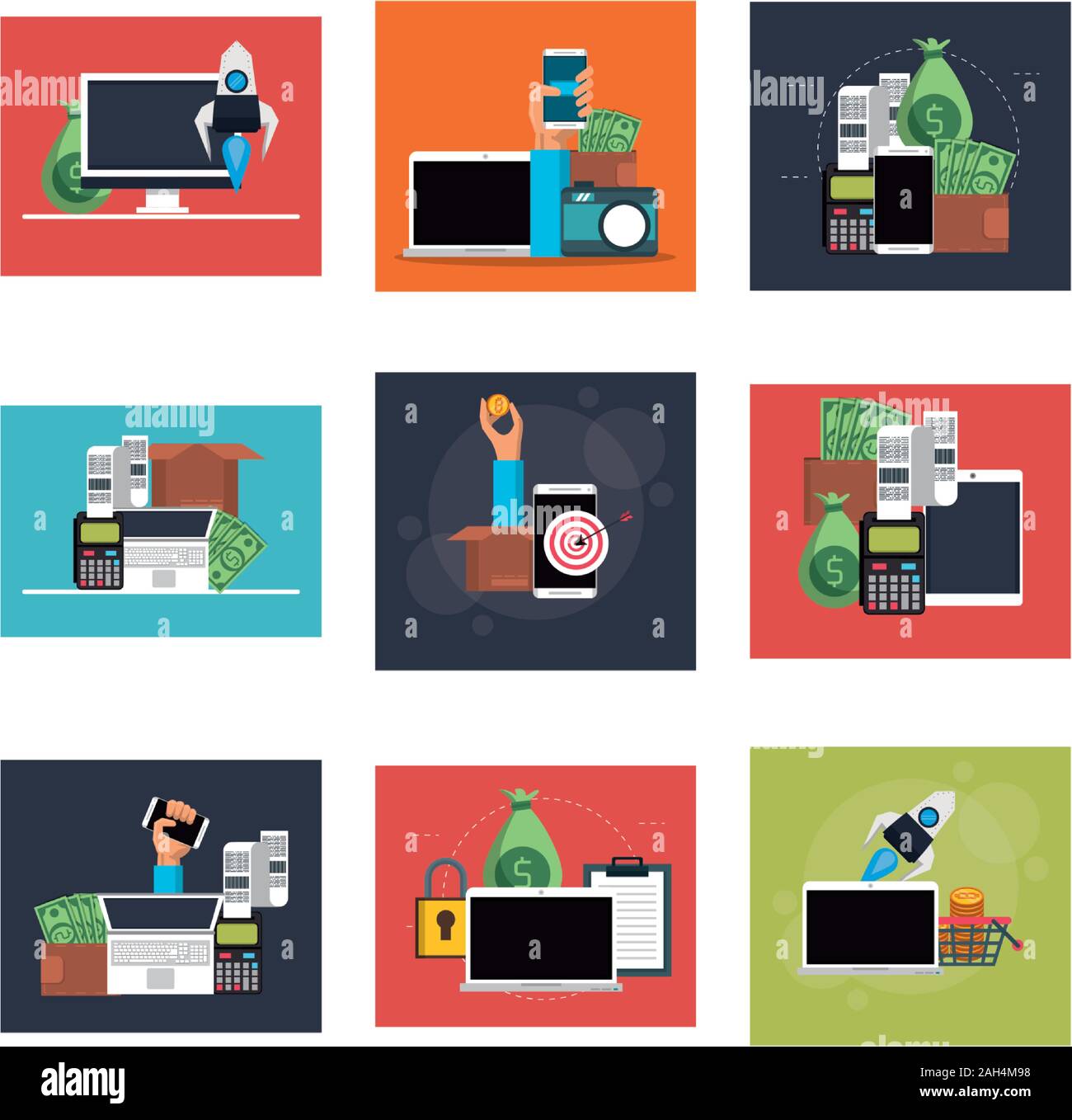 Electronics advertisement Stock Vector Images - Alamy