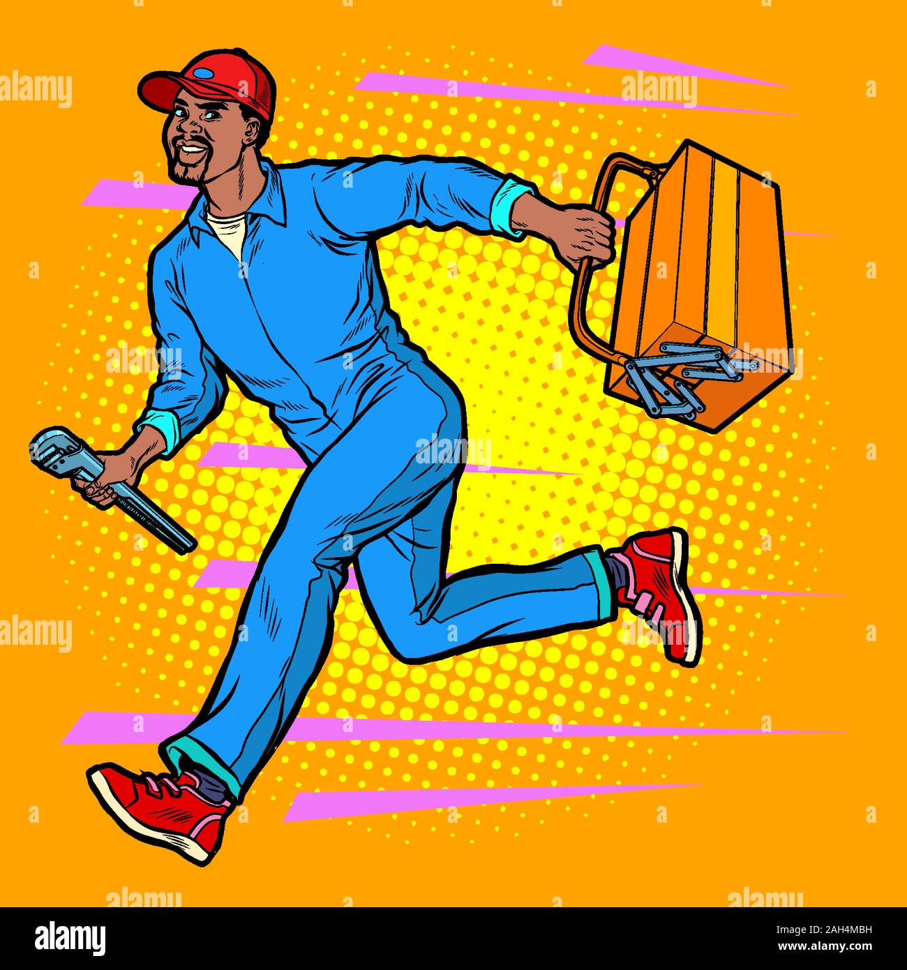 African busy Stock Vector Images - Alamy