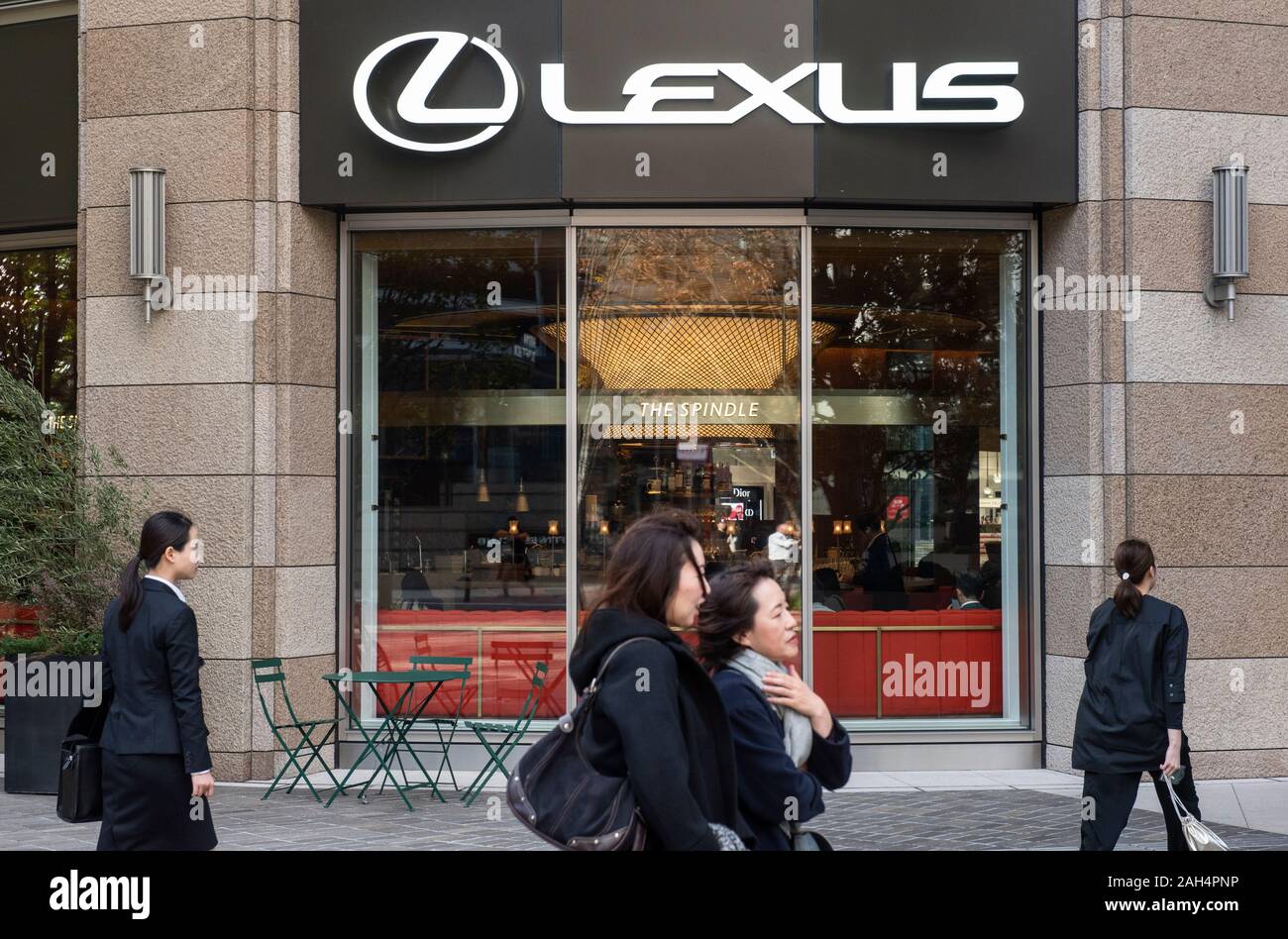 Japanese luxury automobile brand owned by automaker Toyota, Lexus store ...